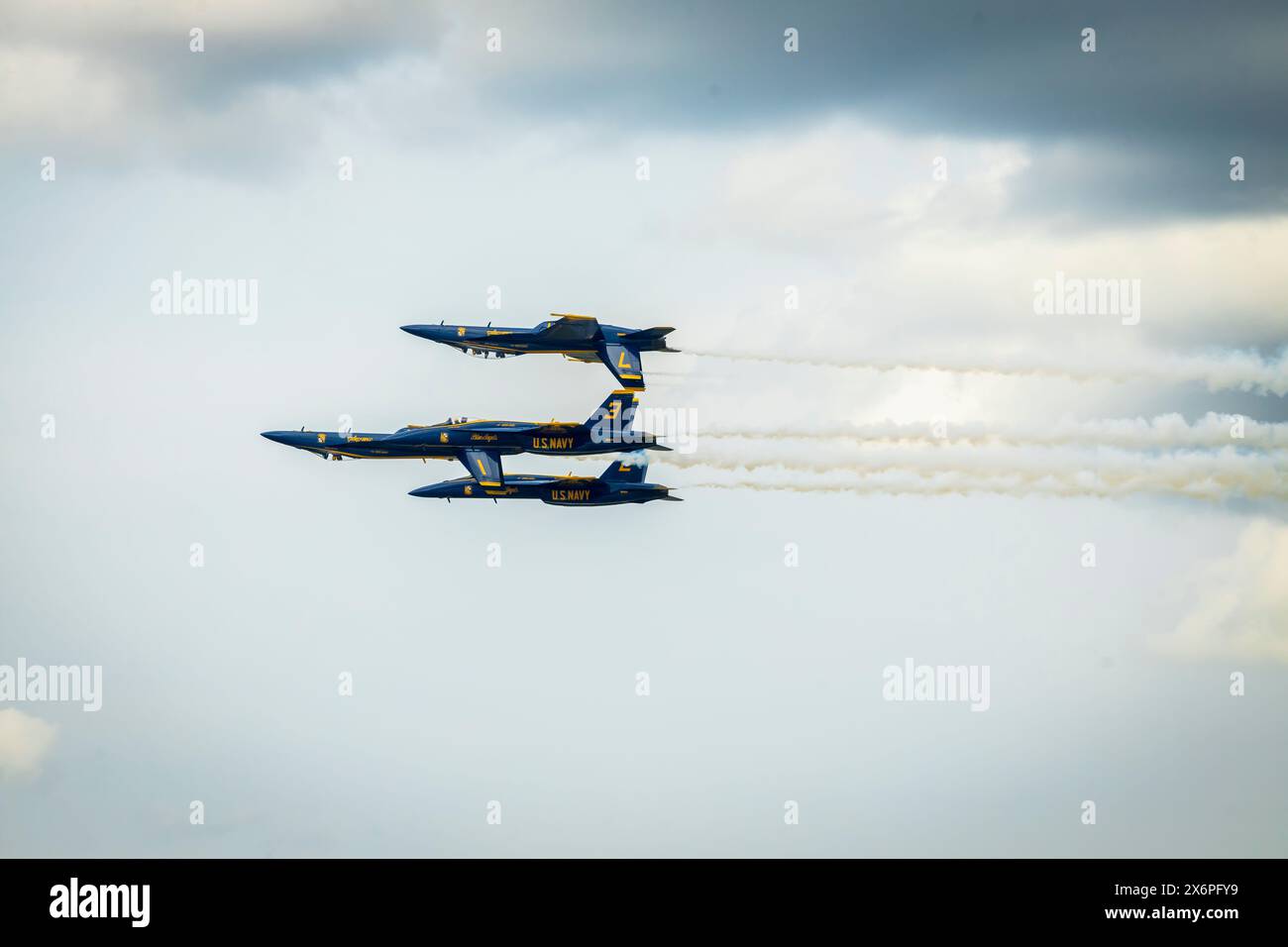 The Naval Flight Demonstration Squadron, the Blue Angels’ practice ...