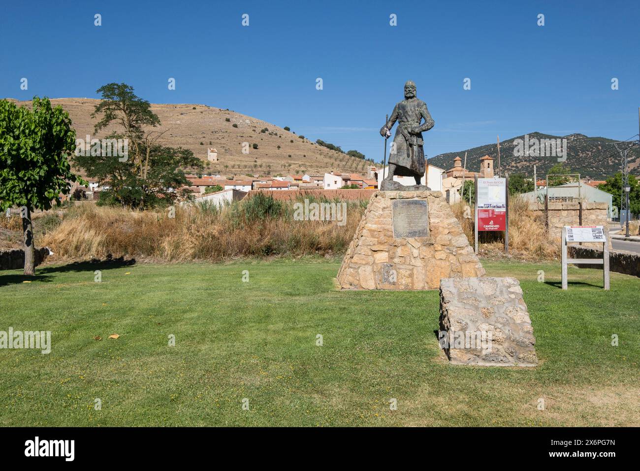 Rodrigo Díaz de Vivar, el Cid Campeador, obra de Luis Moreno Cutando ...