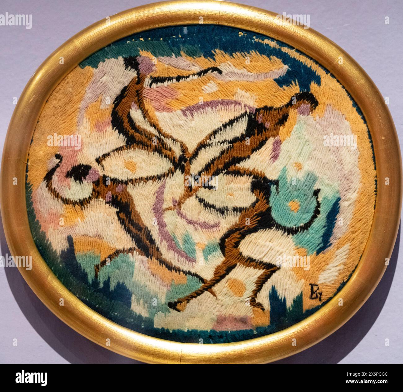 Alice Bailly, Mad Race, circa 1918, wool, Kunstmuseum Solothurn, 1989 ...