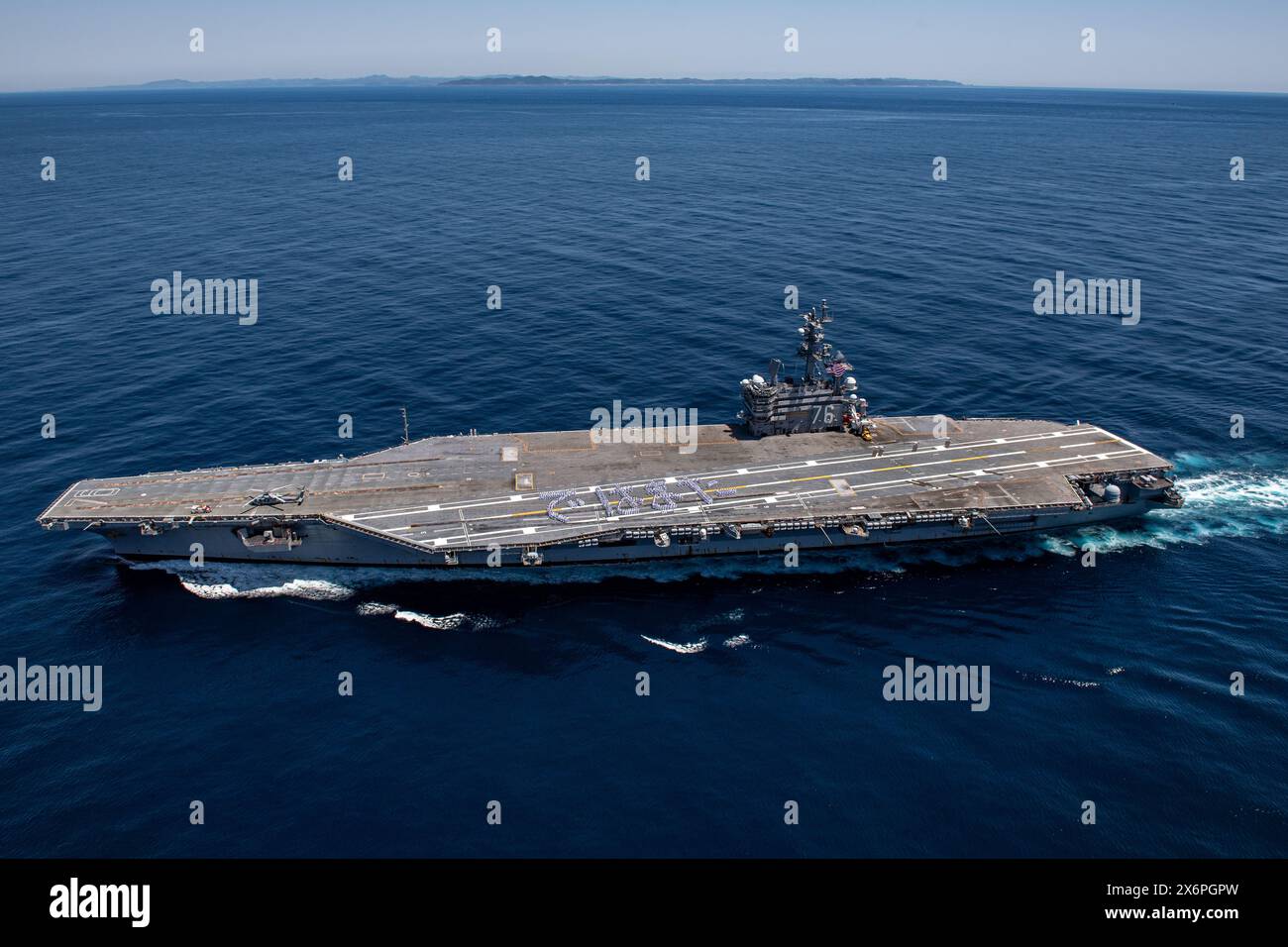 240510-N-AR554-1104 TOKYO INLET (May 10, 2024) Sailors stand in ...