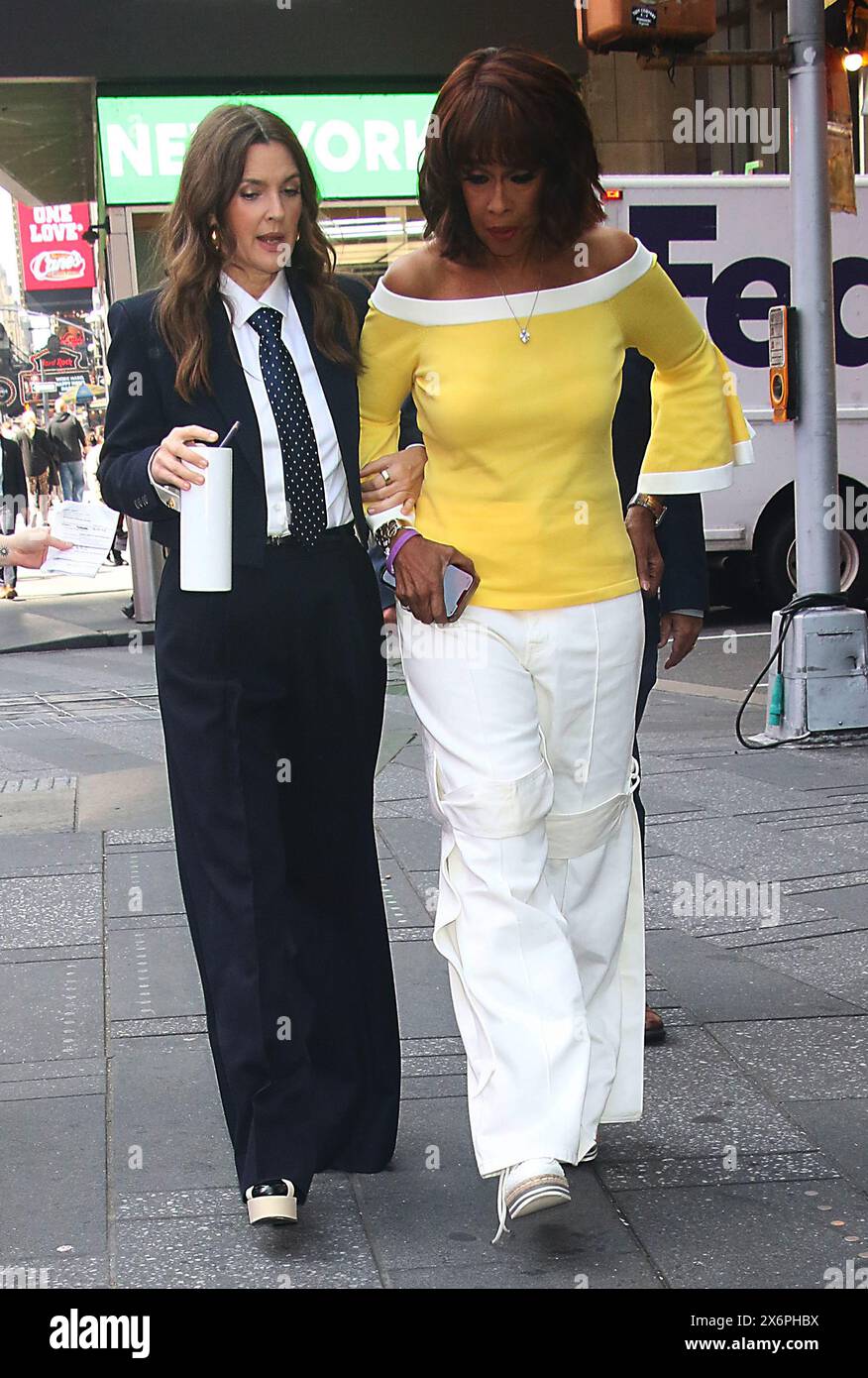 New York, NY, USA. 14th May, 2024. Gayle King and Drew Barrymore on the ...