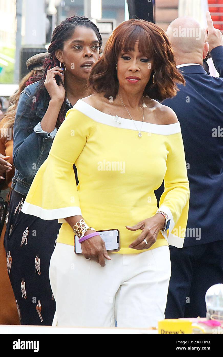 New York, NY, USA. 14th May, 2024. Gayle King on the set of CBS ...