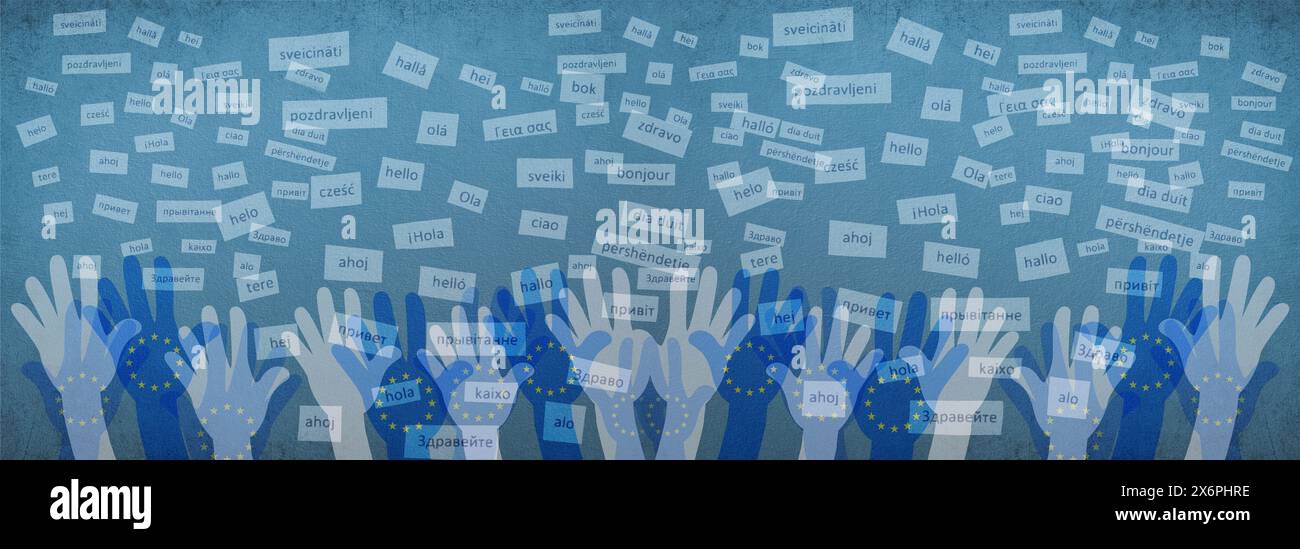 European languages, word hello in different language spoken in Europe ...