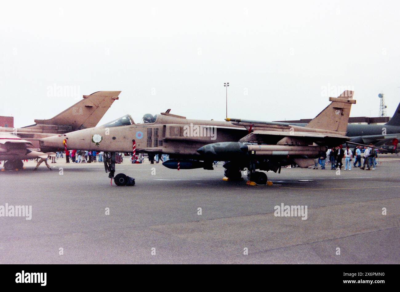 Gulf War veteran Royal Air Force SEPECAT Jaguar GR1A XZ367 on show at ...