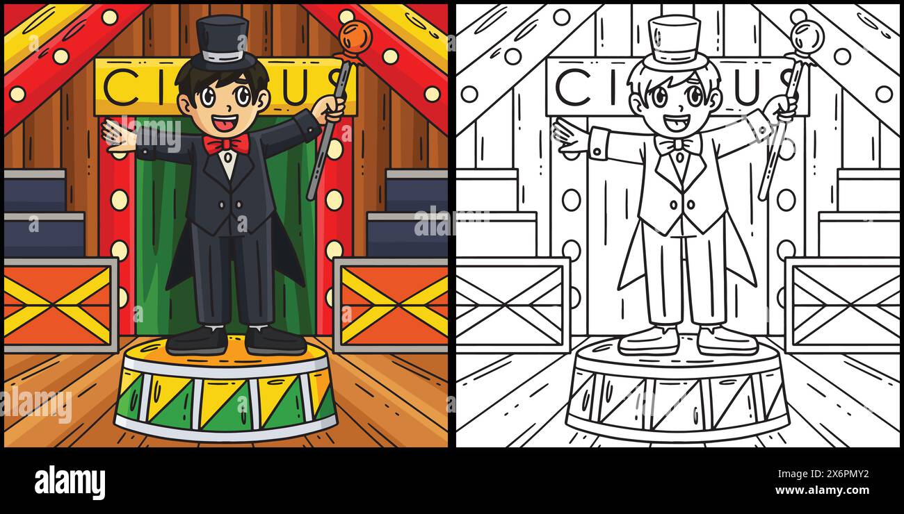 Magic master Stock Vector Images - Alamy