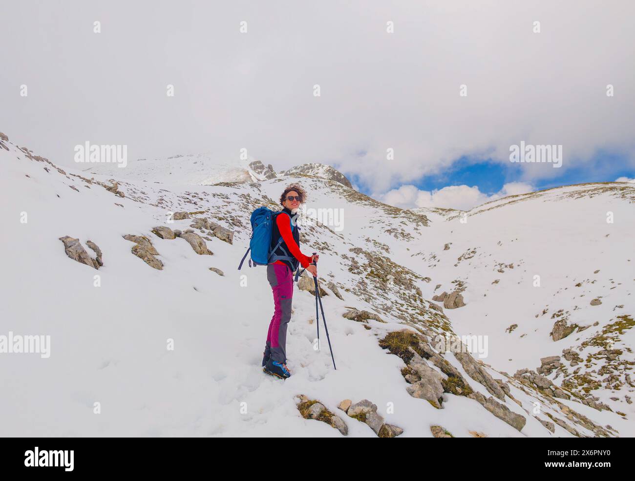 Monte La Meta (Italy) - In the Monti della Meta Mainarde mountain range ...