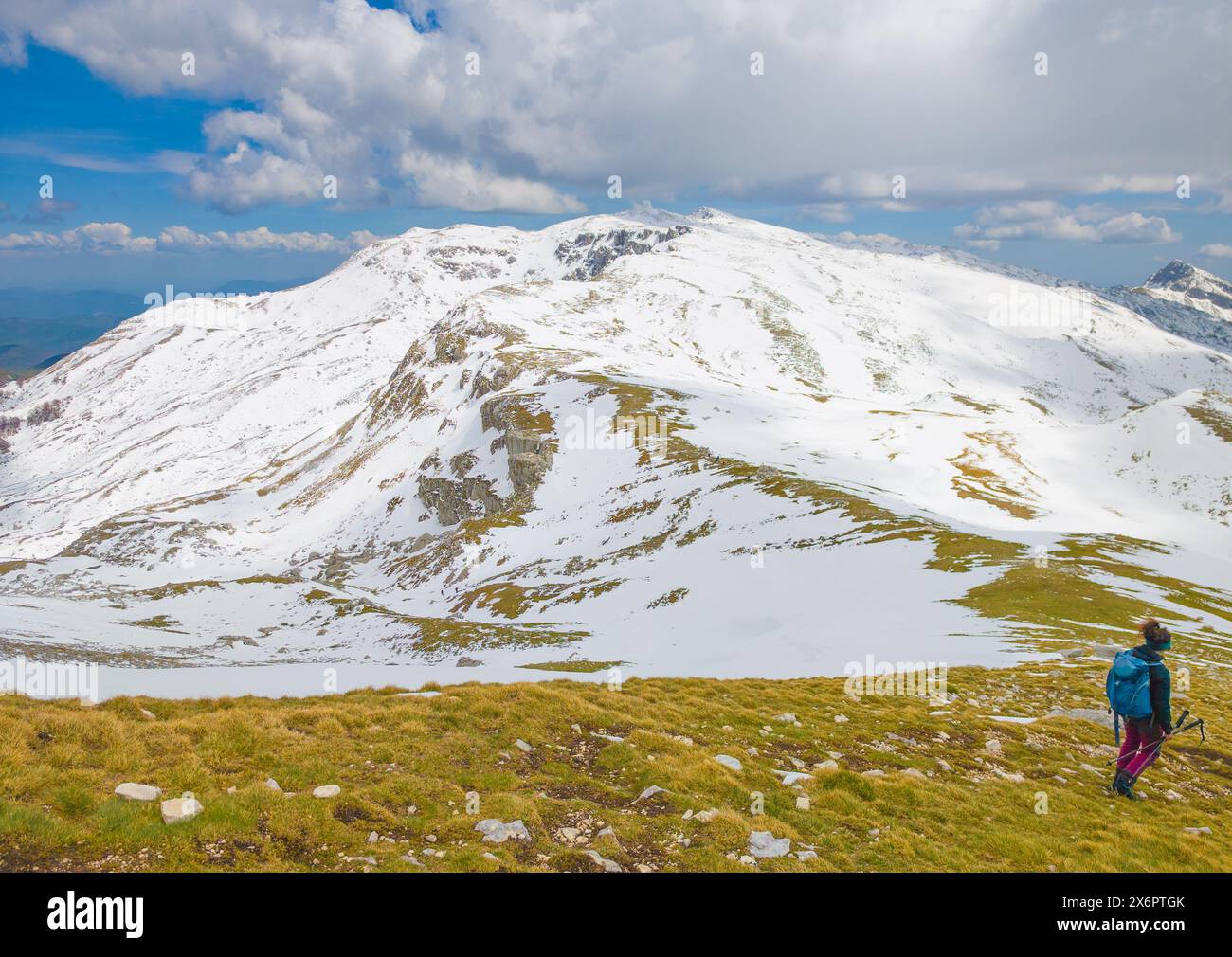 Monte La Meta (Italy) - In the Monti della Meta Mainarde mountain range ...