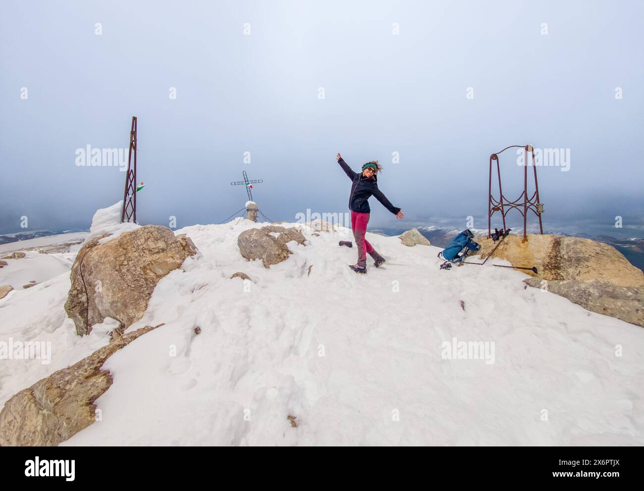 Monte La Meta (Italy) - In the Monti della Meta Mainarde mountain range ...