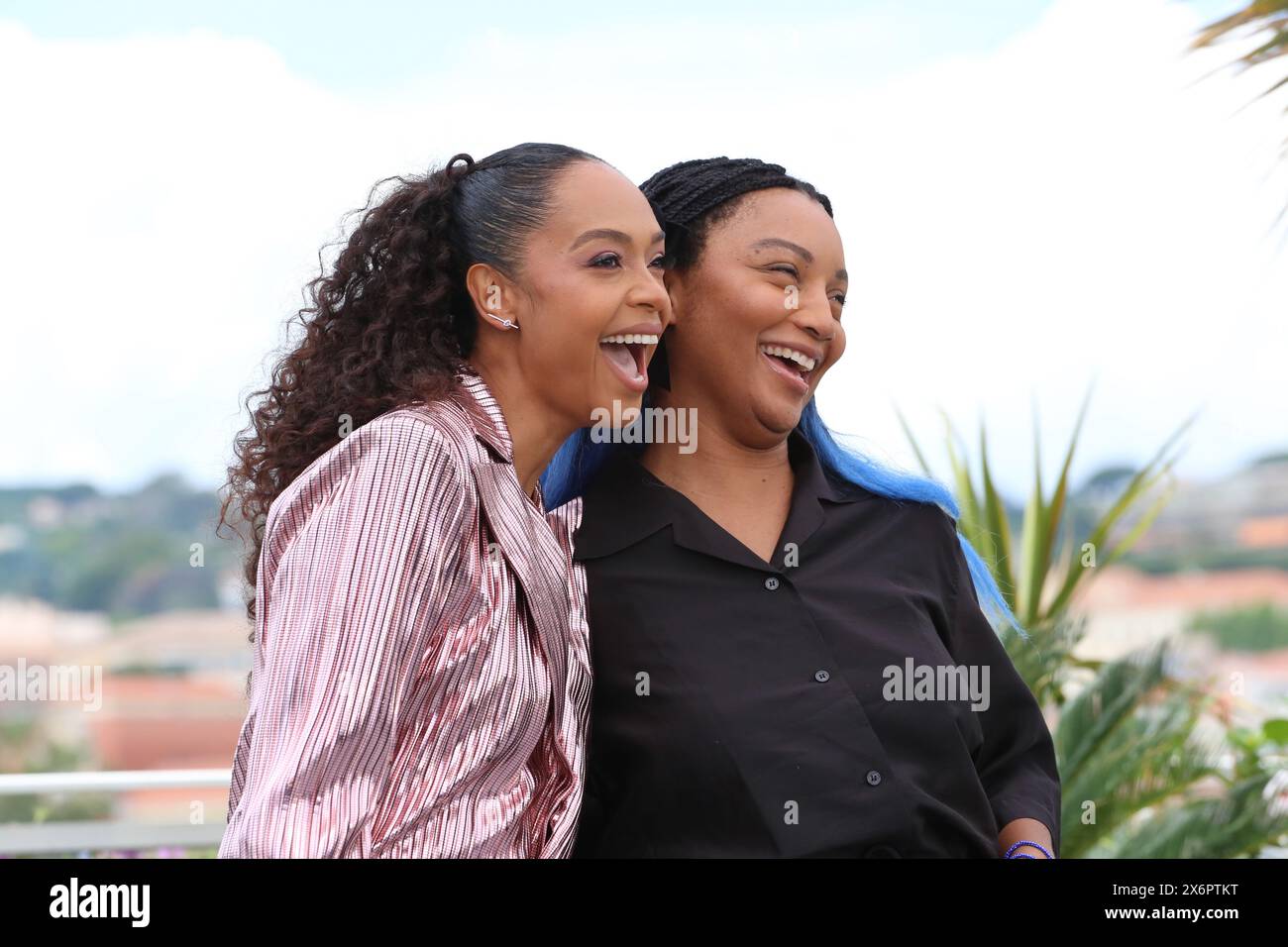 Cannes, France. 16th May, 2024. Susan Chardy and Rungano Nyoni at the ...