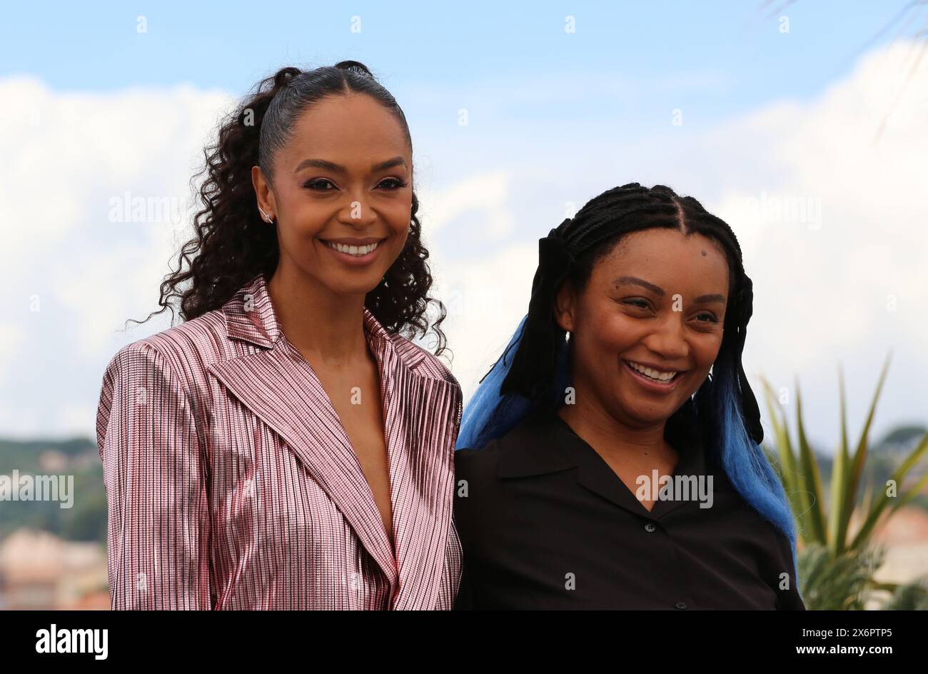 Cannes, France. 16th May, 2024. Susan Chardy and Rungano Nyoni at the ...
