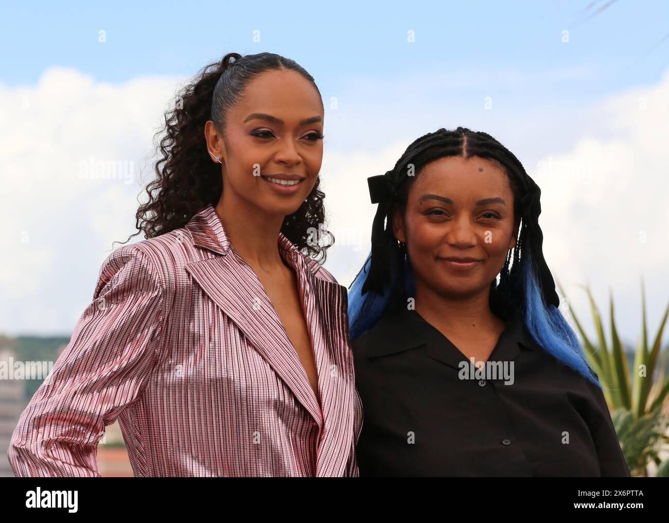 Cannes, France. 16th May, 2024. Susan Chardy and Rungano Nyoni at the ...