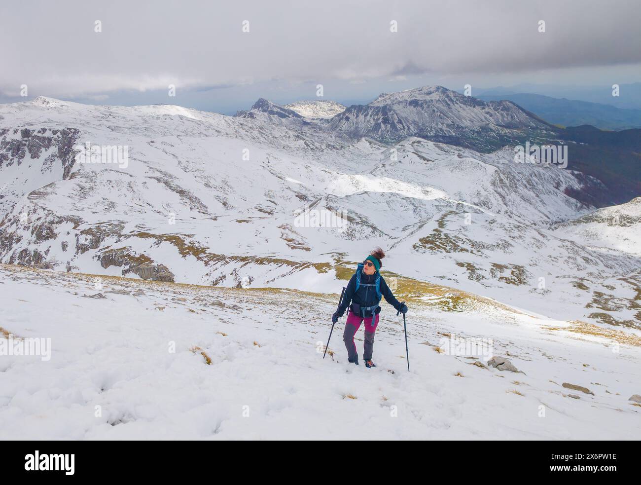Monte La Meta (Italy) - In the Monti della Meta Mainarde mountain range ...