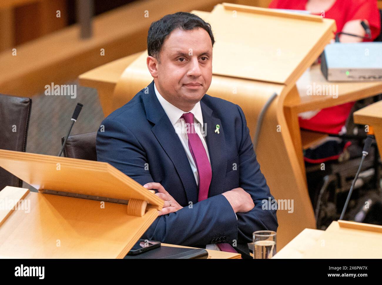 Scottish Labour leader Anas Sarwar during First Minister's Questions at ...
