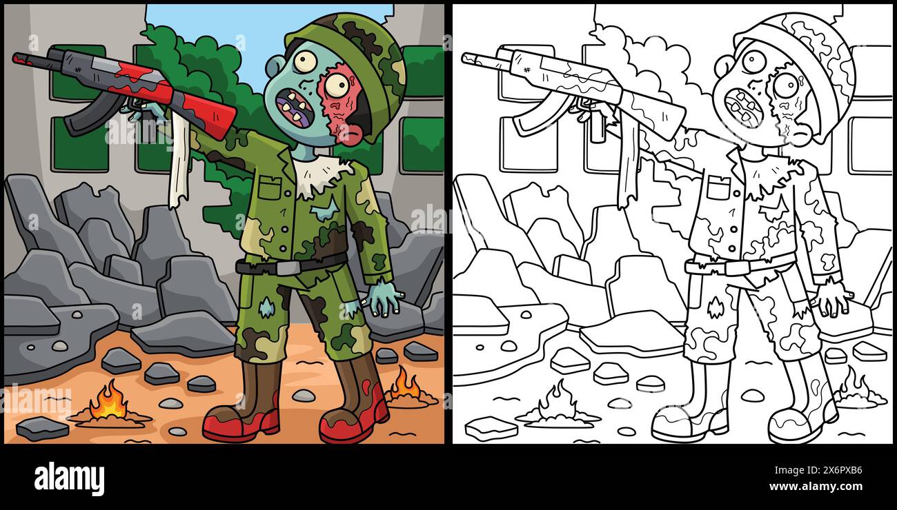Dead soldier corpse Stock Vector Images - Alamy