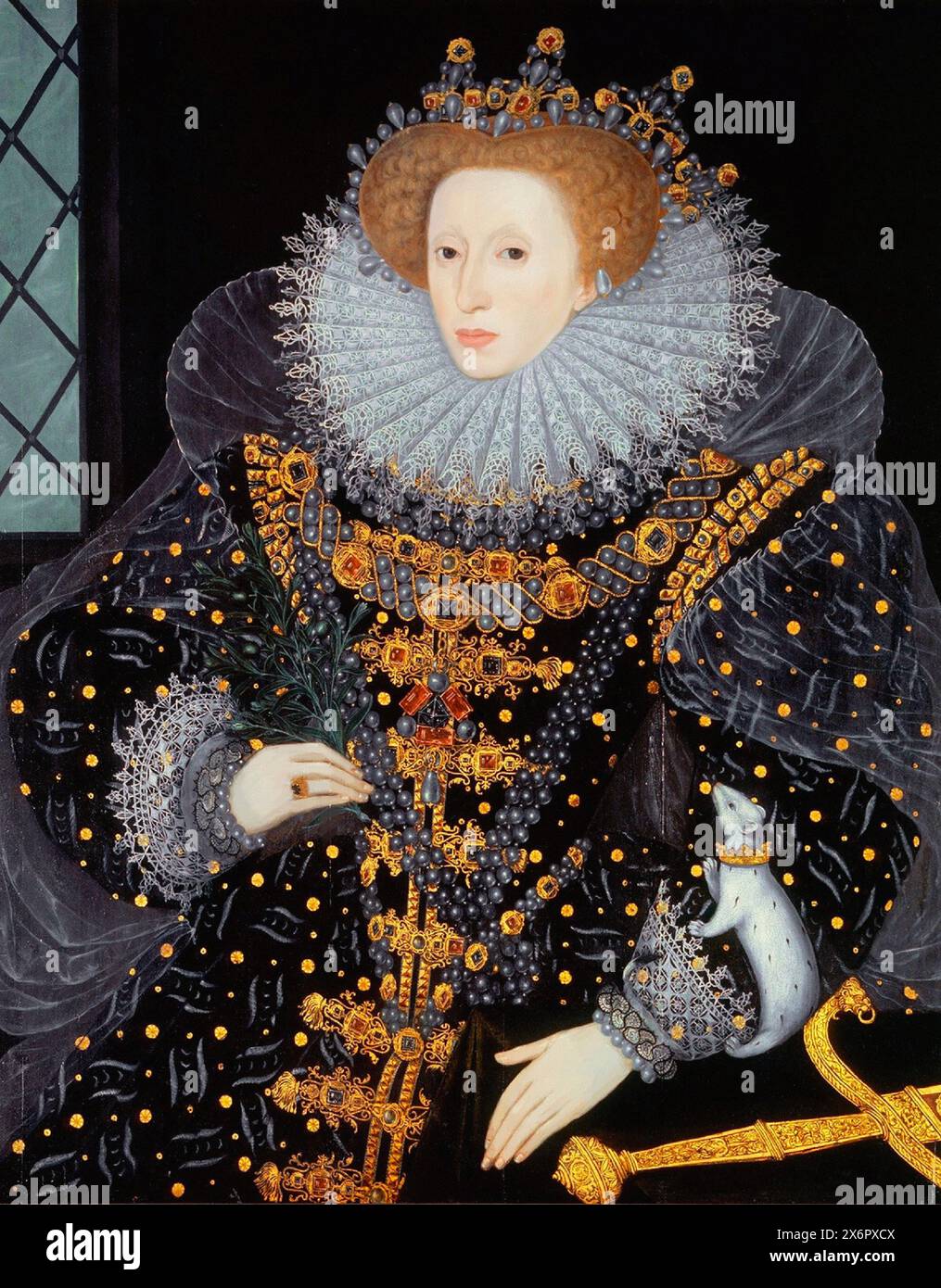 Portrait of Queen Elizabeth I Stock Photo - Alamy