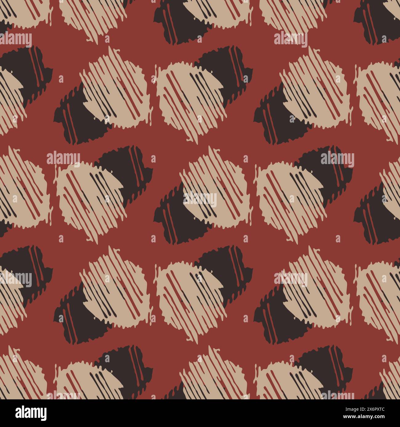 Tribal ethnic camouflage abstract pattern design in fall color trend ...