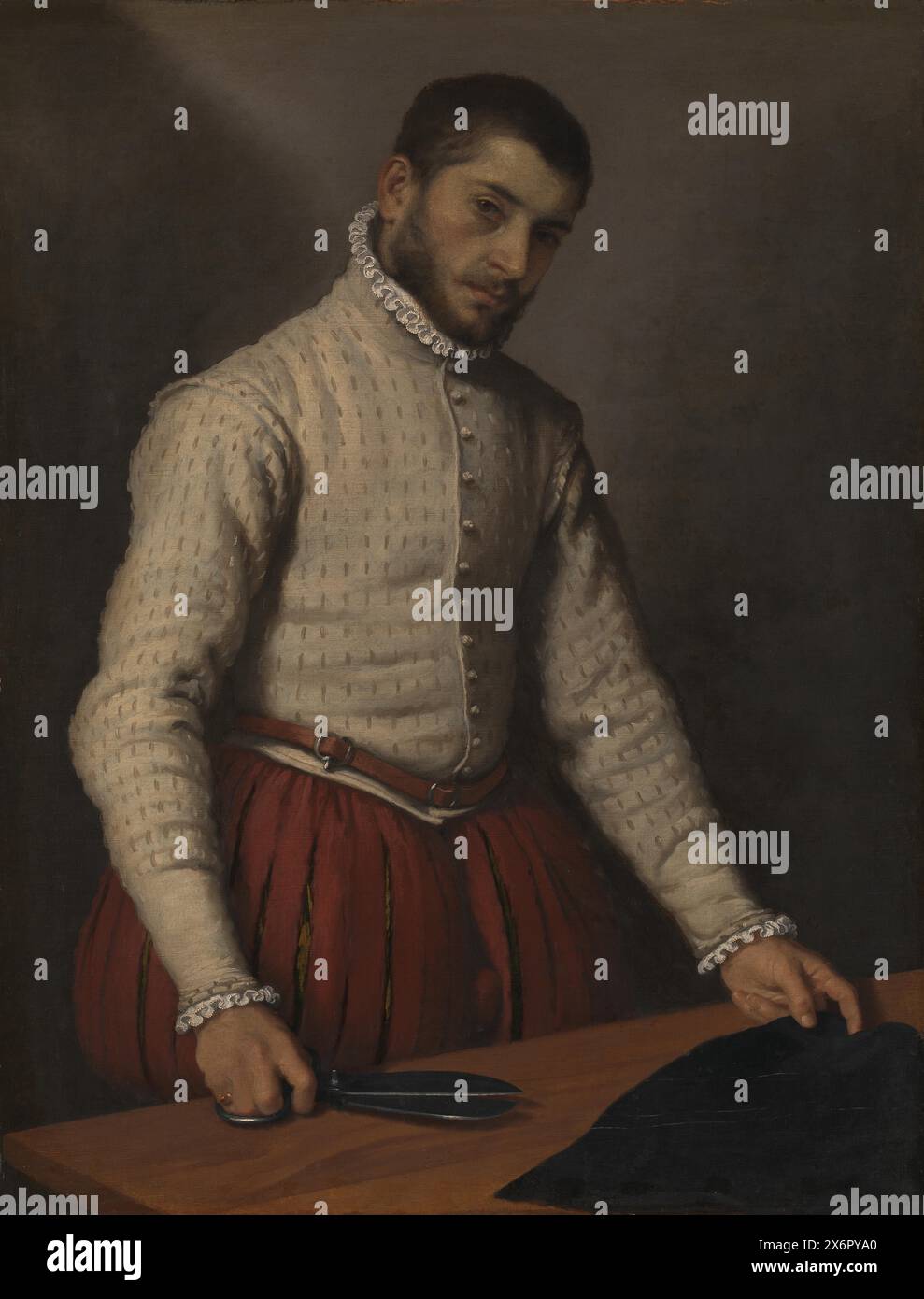 The Tailor, painting by Giovanni Battista Moroni, 1570–1575, National ...