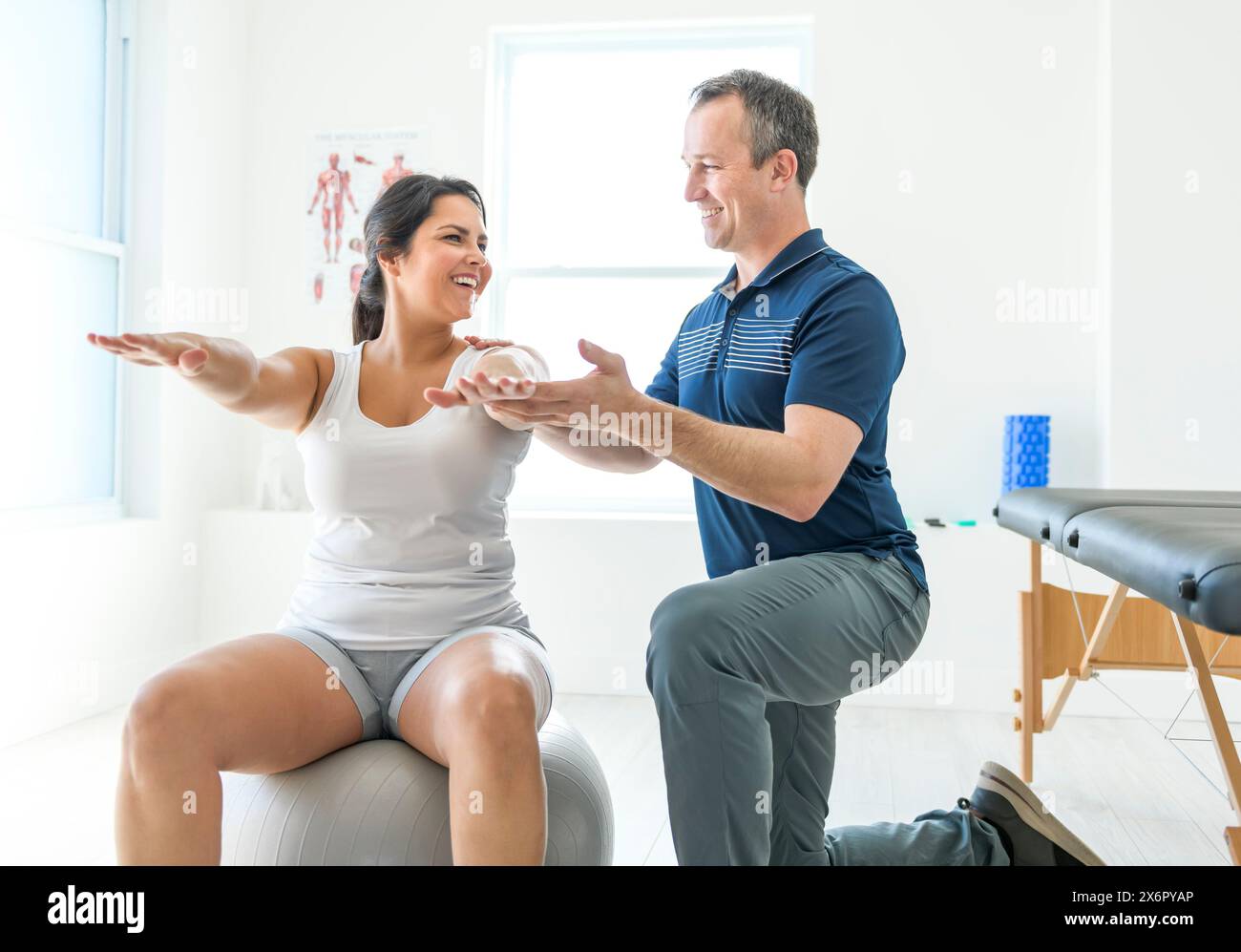 Modern rehabilitation physiotherapy work hi-res stock photography and ...