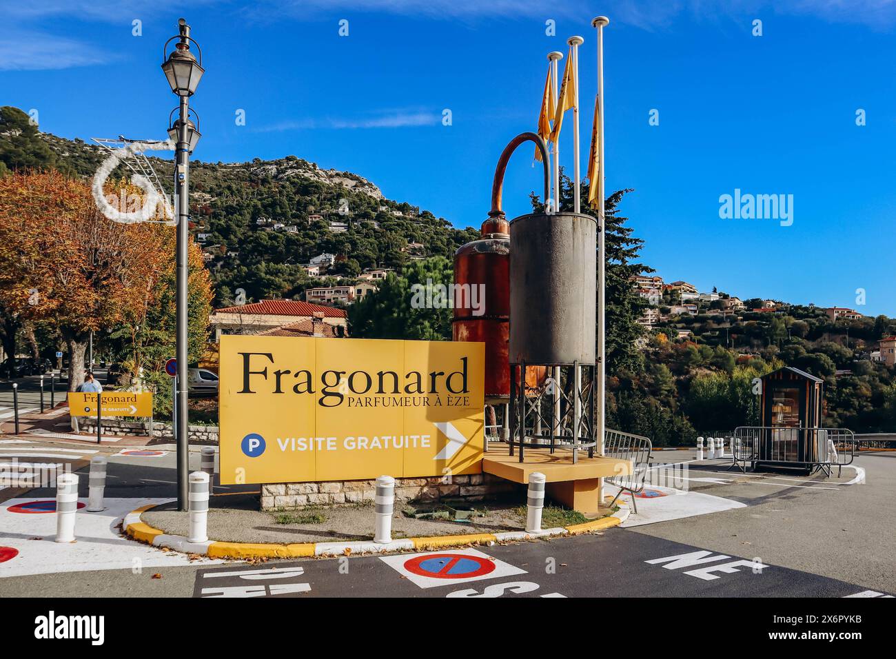 Eze sur Mer, France - November 26, 2023: Famous perfume Fragonard in ...