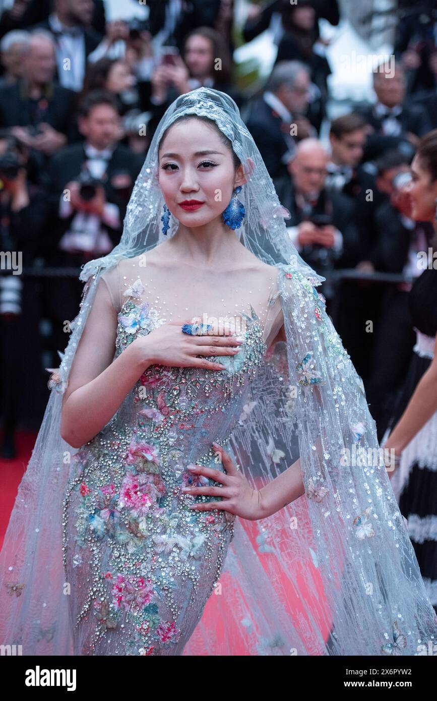 Cannes, France. 15th May, 2024. Qian Hui attends the "Furiosa: A Mad Max Saga" (Furiosa: Une ...