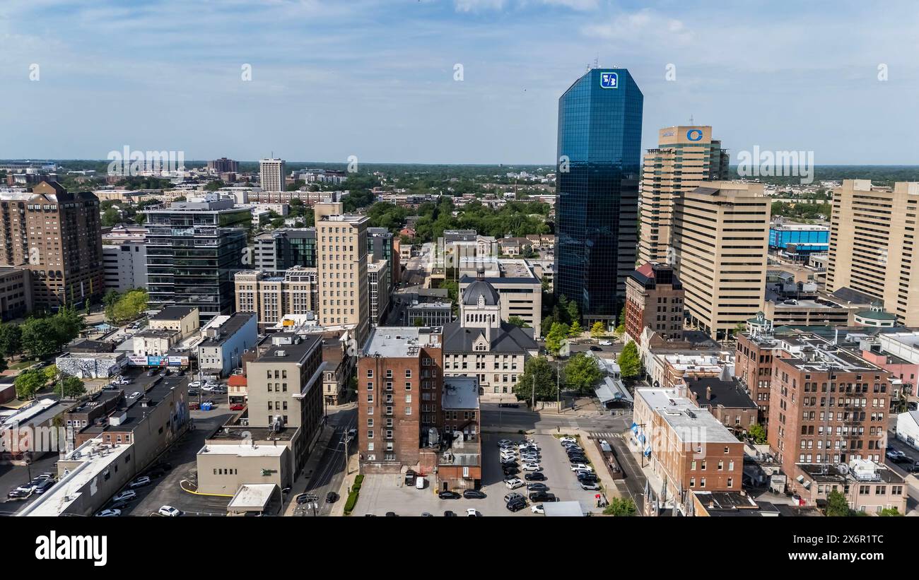 Aerial view downtown lexington kentucky hi-res stock photography and ...