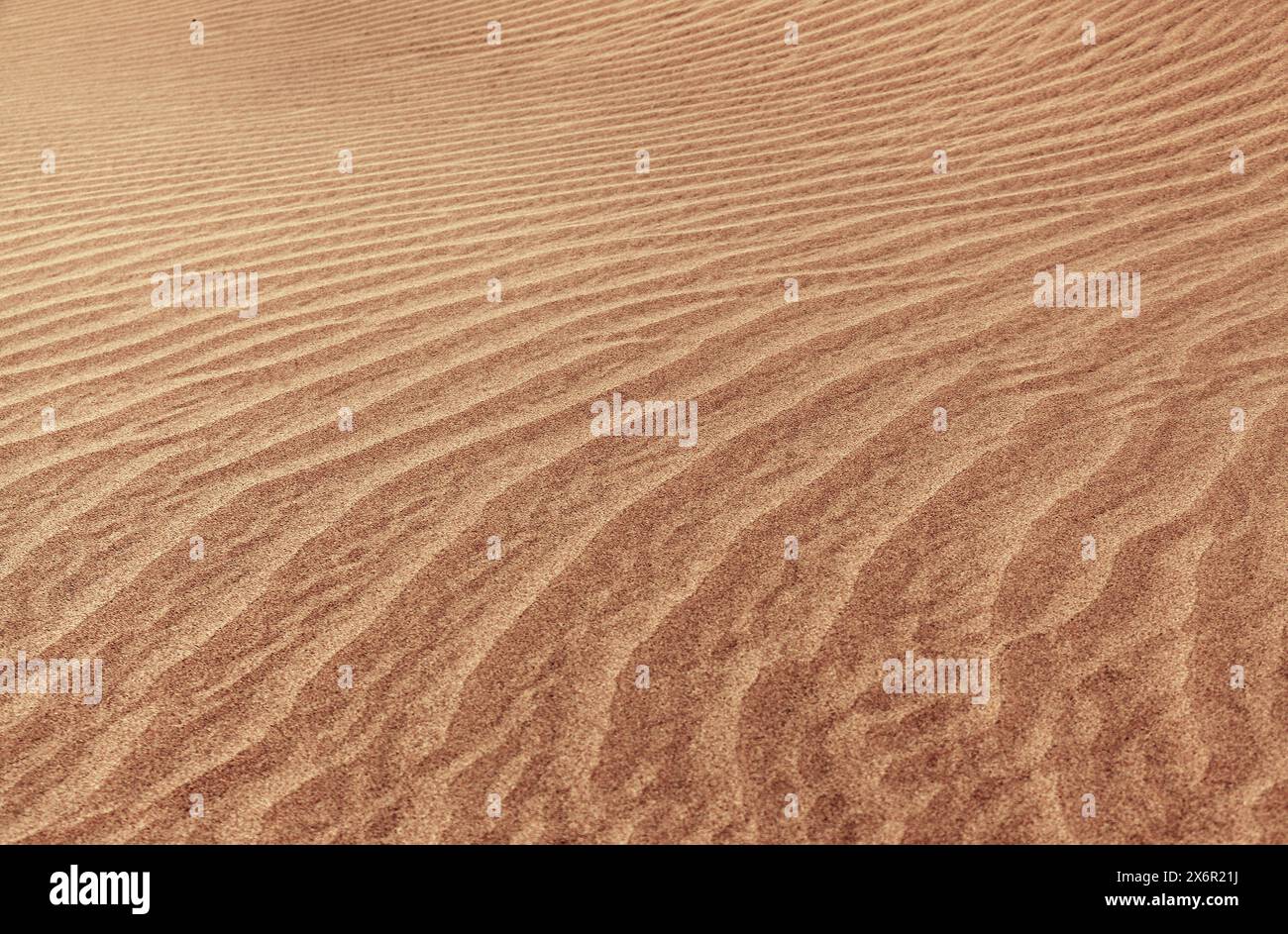 natural sand pattern created by wind blowing differently sized and ...