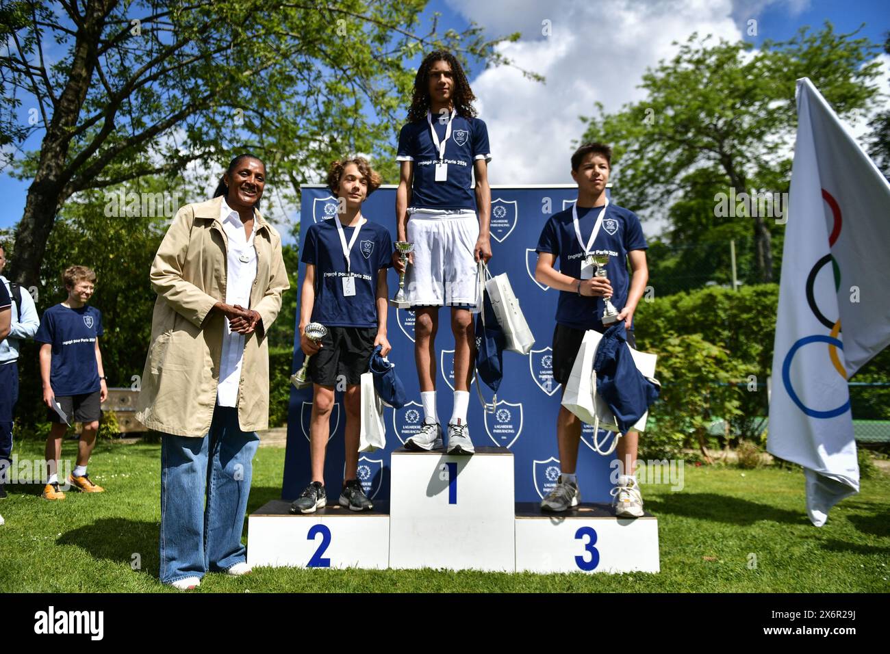 French sprinter and Olympic champion Marie-Jose Perec poses with the ...