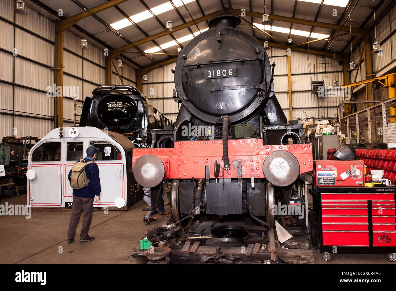 Herston Locomotive works, Swanage railway, Strictly Bulleid event 2017 ...
