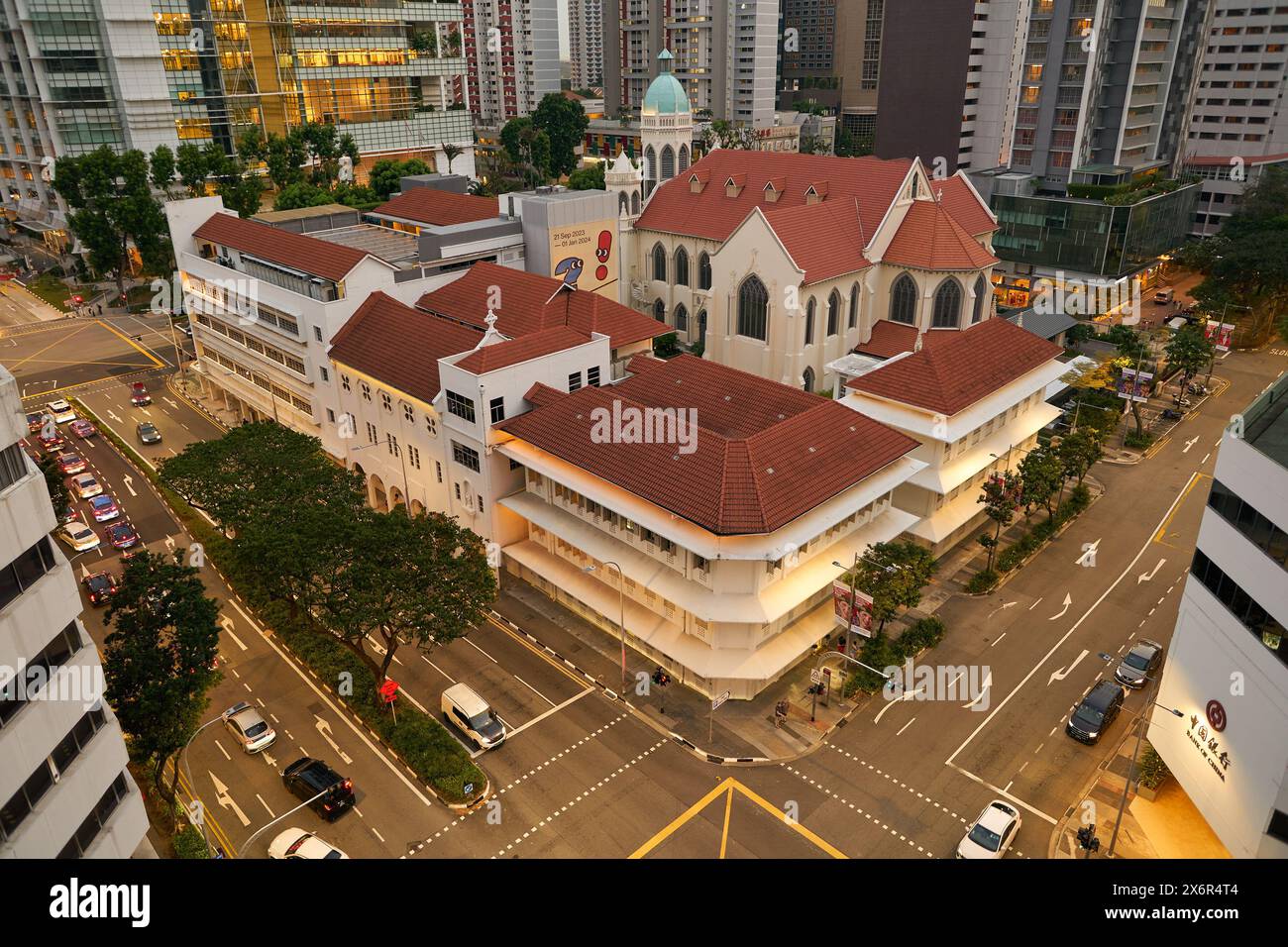 SINGAPORE - NOVEMBER 05, 2023: Saint Joseph's Church as seen from ...