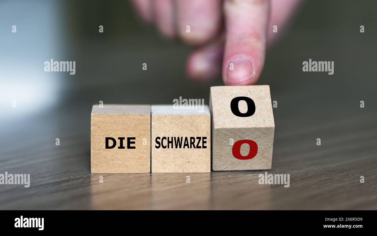 Cubes form the German expression 'die schwarze 0' (the black zero ...