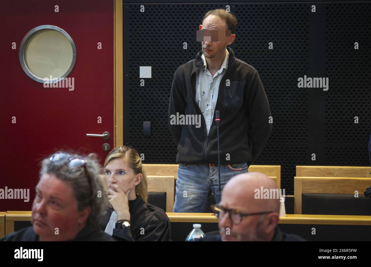 Mons, Belgium. 16th May, 2024. The accused Damien Monseu pictured ...