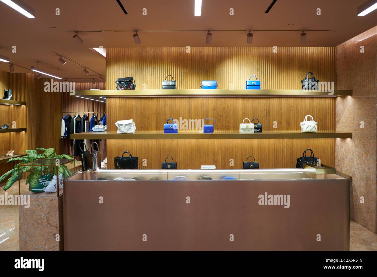SINGAPORE - NOVEMBER 06, 2023: inside Off-White store at Paragon ...