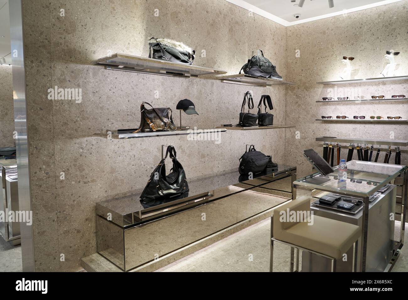SINGAPORE - NOVEMBER 06, 2023: interior shot of Givenchy store inside ...