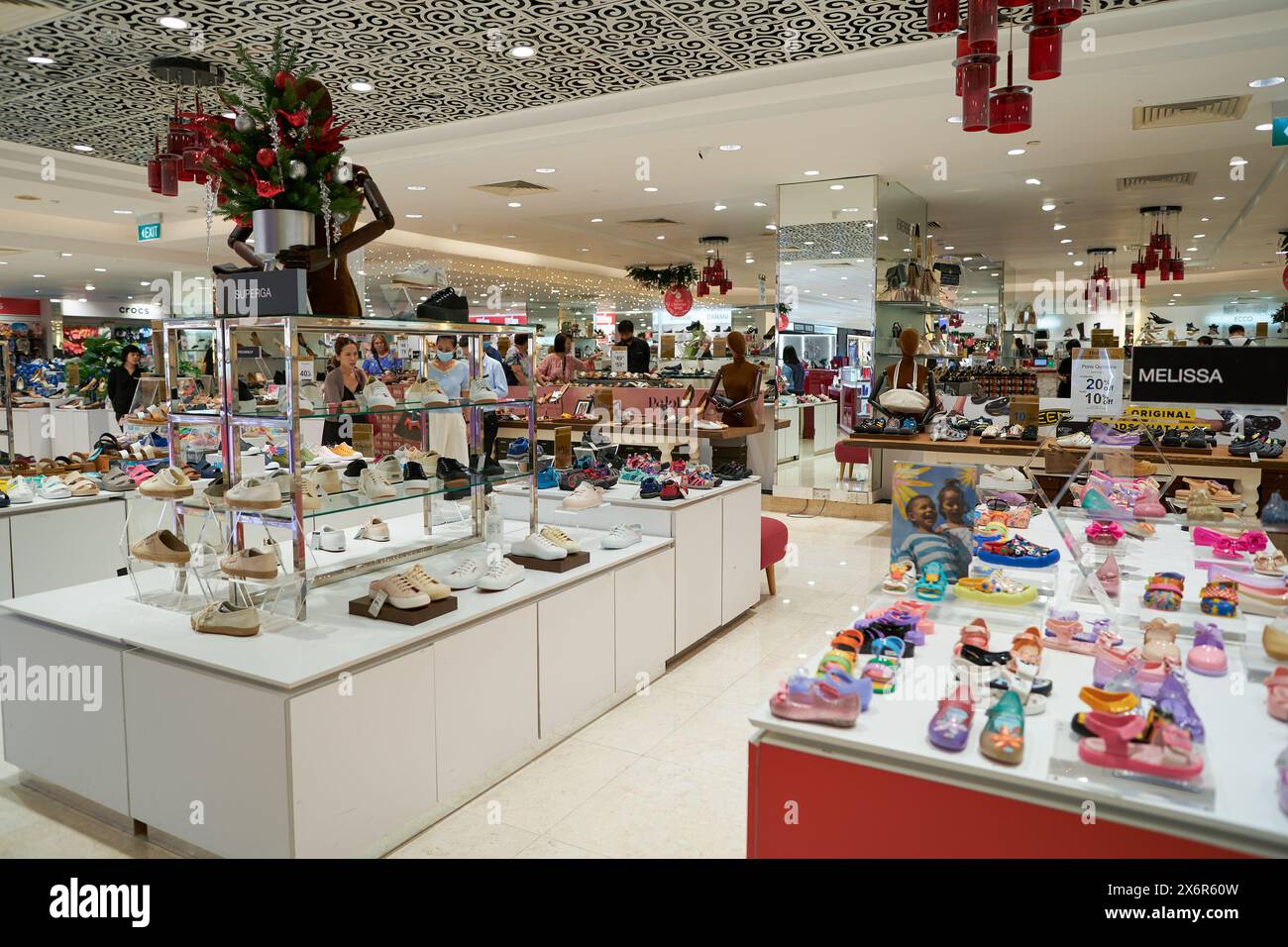 SINGAPORE - NOVEMBER 06, 2023: goods displayed at Metro Paragon in ...
