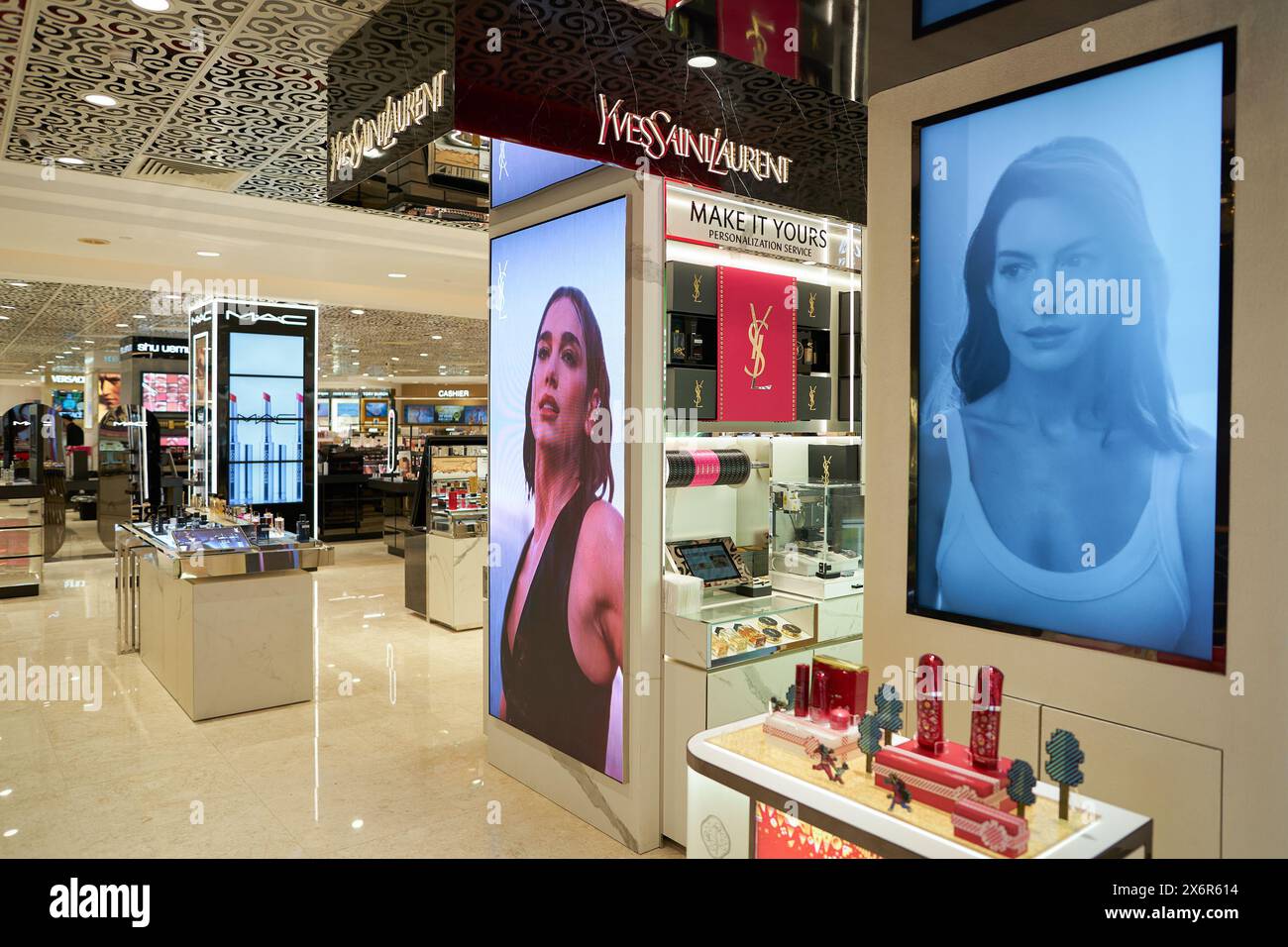 SINGAPORE - NOVEMBER 06, 2023: goods displayed at Metro Paragon in ...