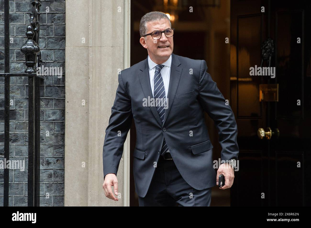 London, England, UK. 16th May, 2024. Egyptian Ambassador to the United ...