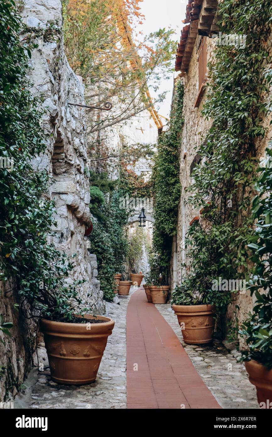 Eze village, built on the very top of a hill, the most beautiful ...