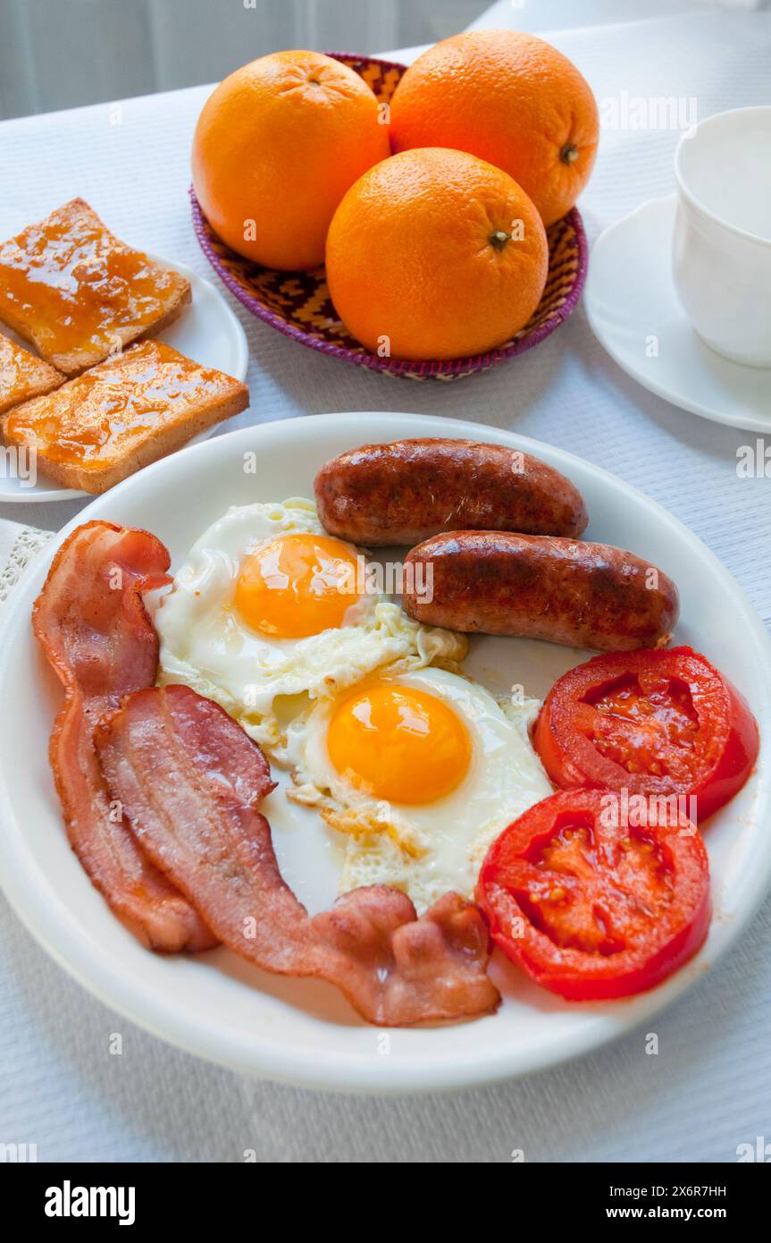 English breakfast menu hi-res stock photography and images - Alamy