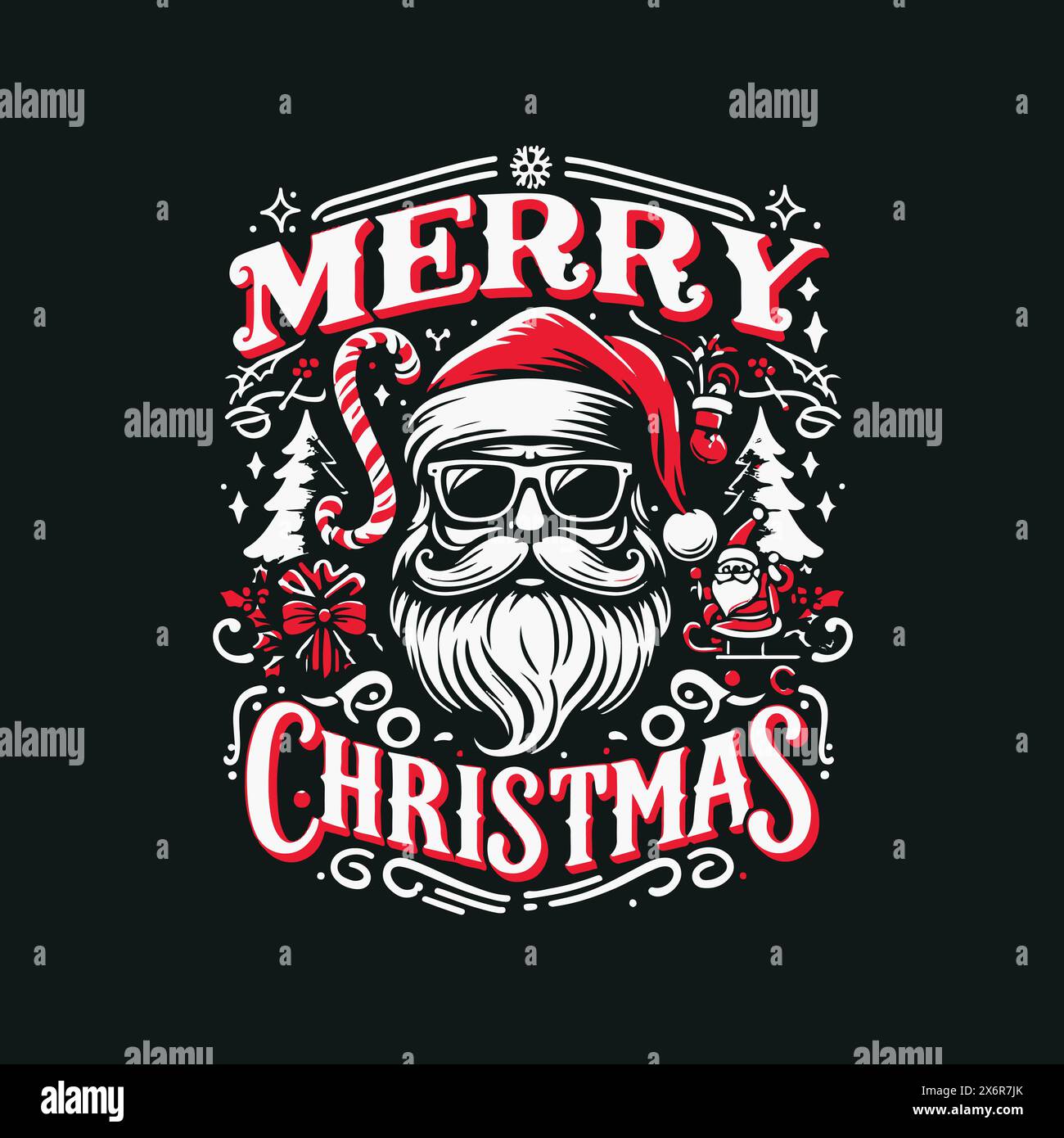 Santa graphics hi-res stock photography and images - Alamy