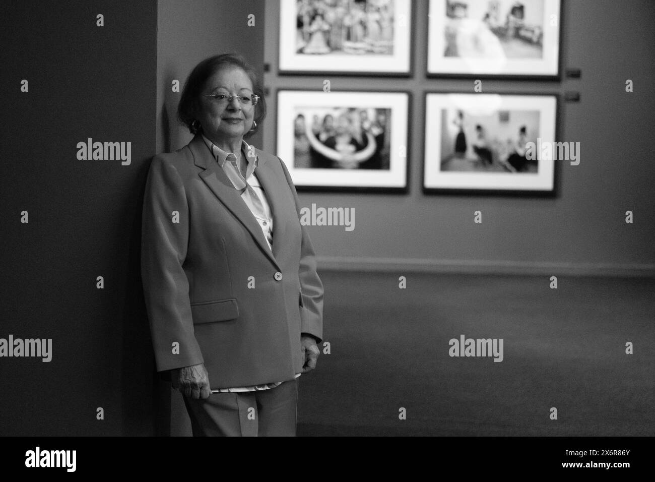 Photographer Cristina Garcia Rodero poses at the opening of her ...