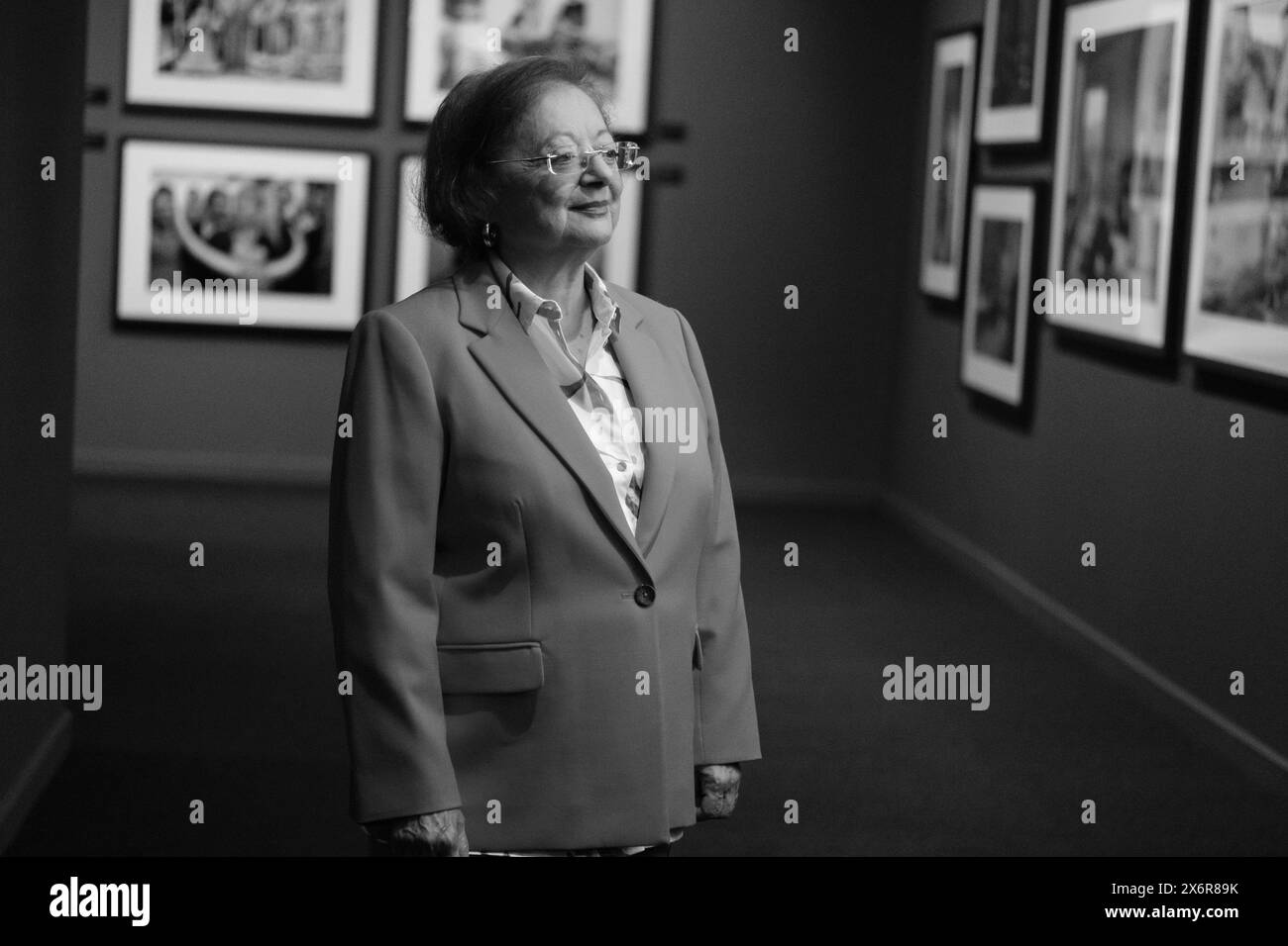 Photographer Cristina Garcia Rodero poses at the opening of her ...