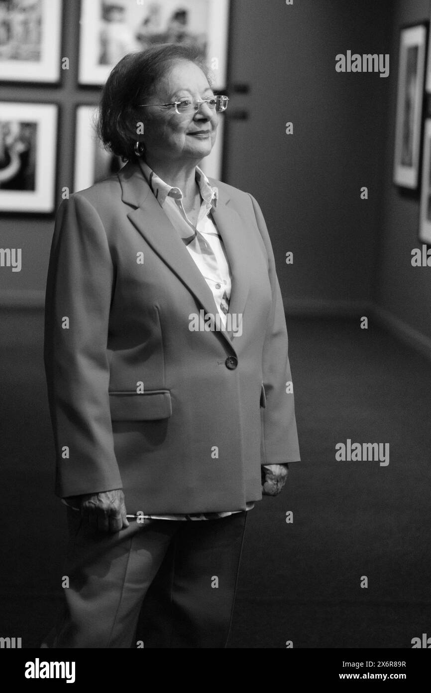 Photographer Cristina Garcia Rodero poses at the opening of her ...