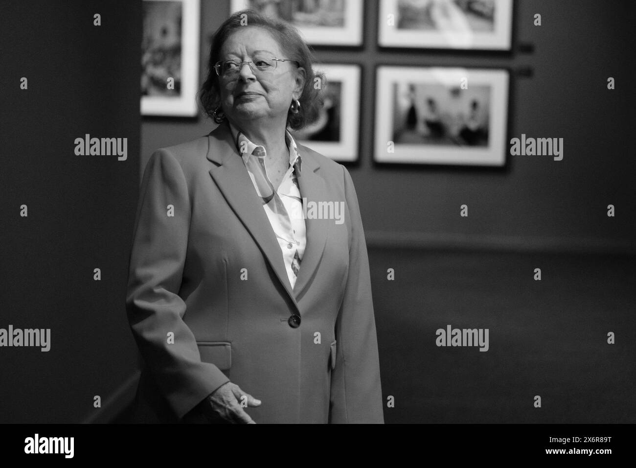 Photographer Cristina Garcia Rodero poses at the opening of her ...