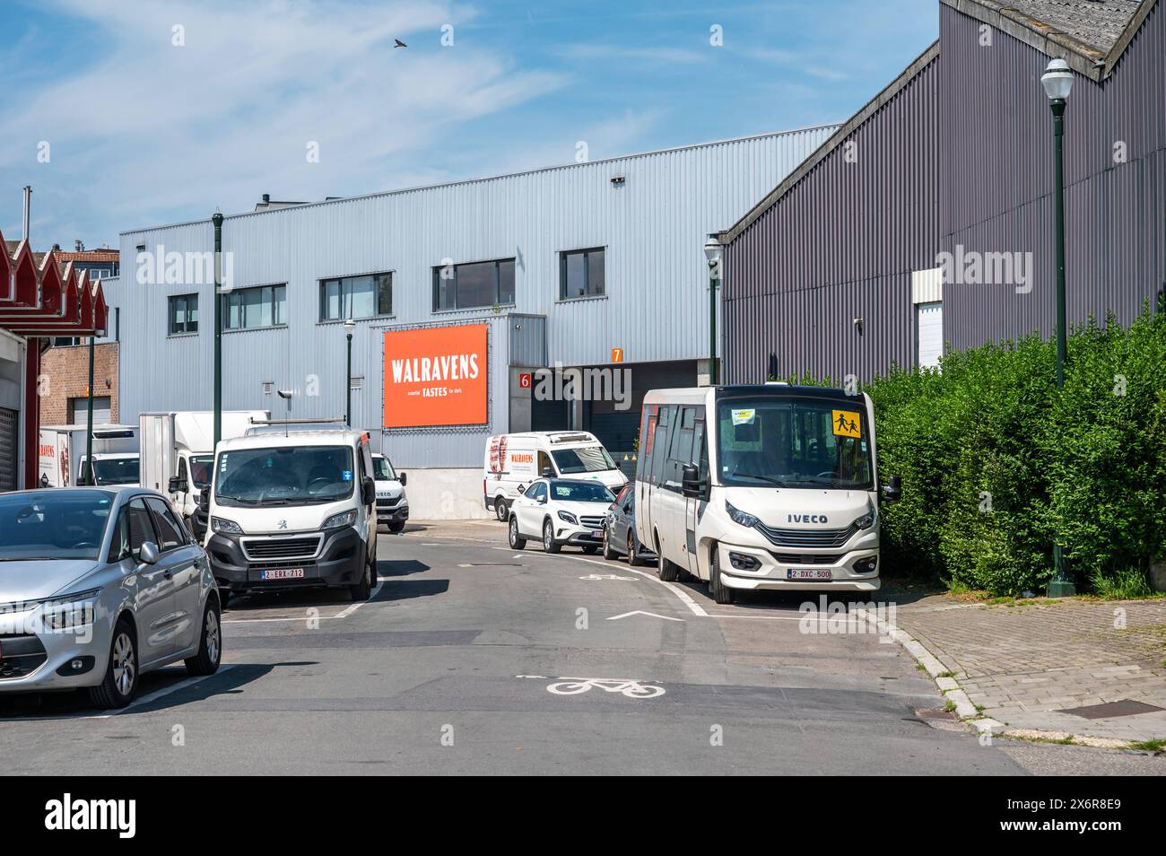 Laeken, Brussels Capital, Belgium - May 12, 2024 - The Rue Pannenhuis ...