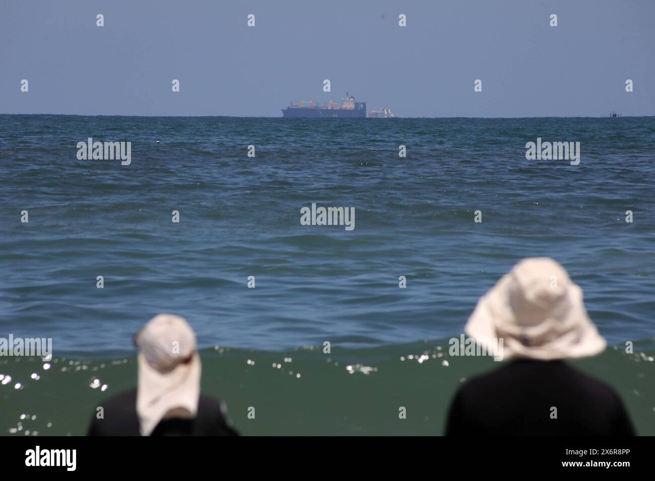 United States Navy ships anchor off the coast of Gaza to operate for ...