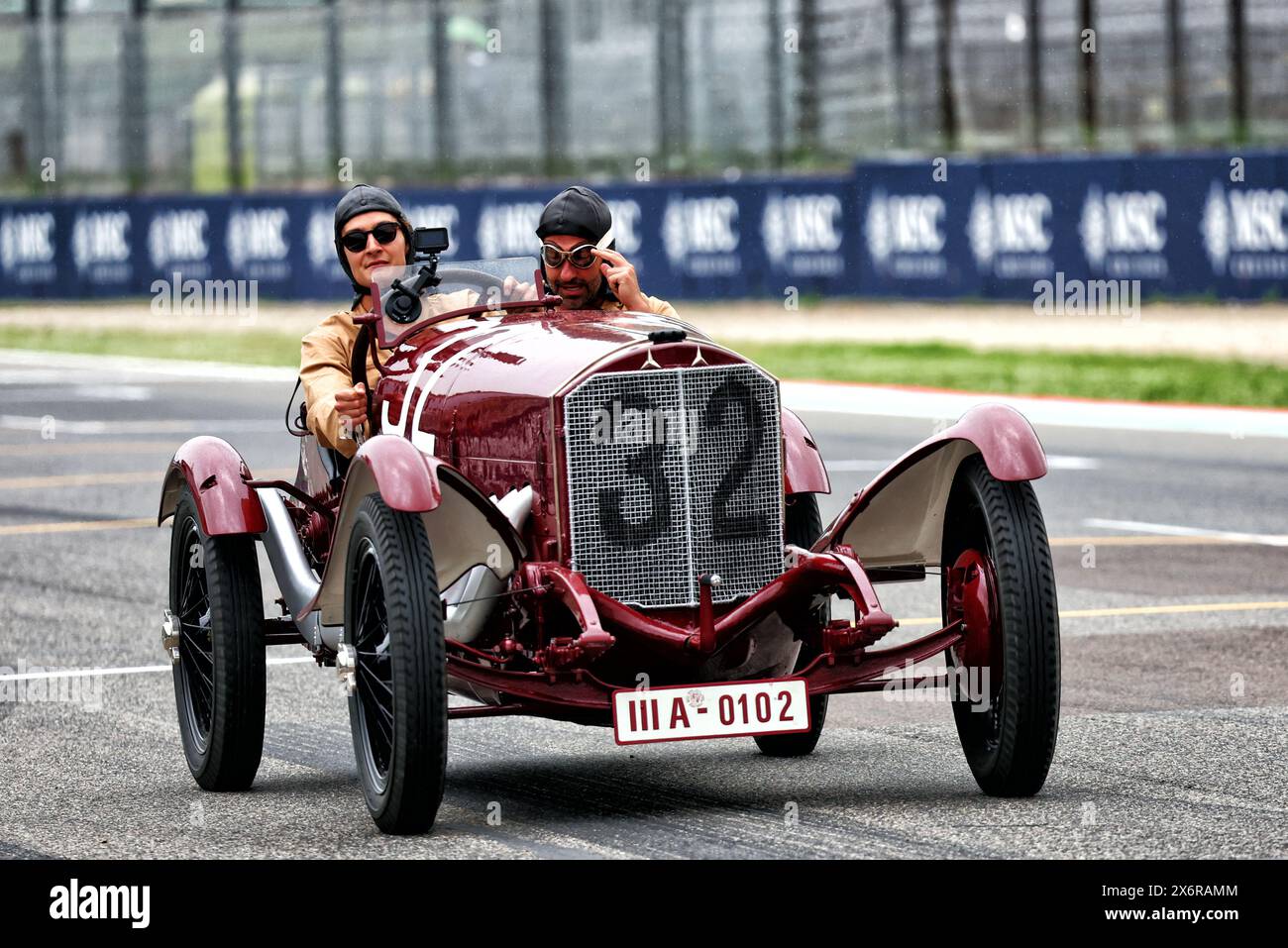 Imola, Italy. 16th May, 2024. George Russell (GBR) Mercedes AMG F1 and ...