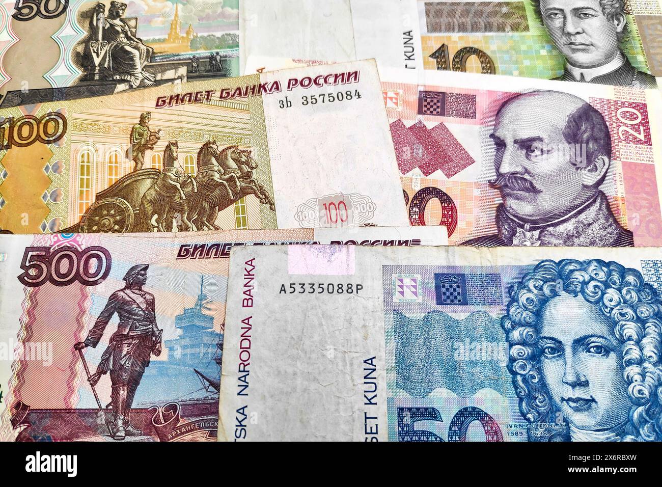 Selective focus russian rubles hi-res stock photography and images - Alamy