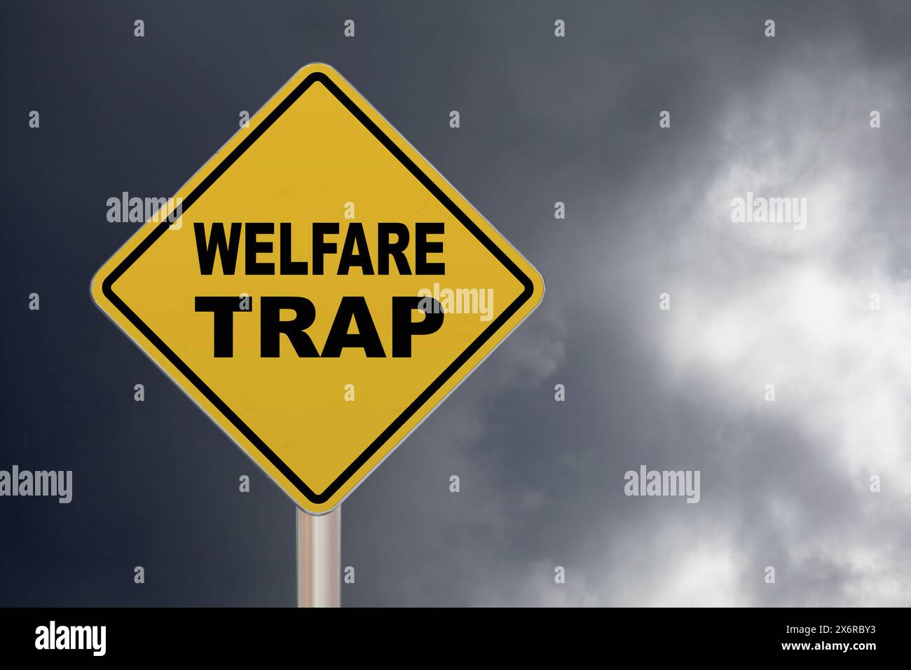 Diamond-shaped crossing sign with yellow background and black border ...