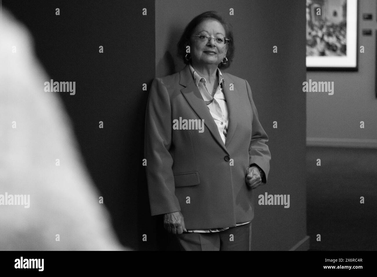 Photographer Cristina Garcia Rodero poses at the opening of her ...