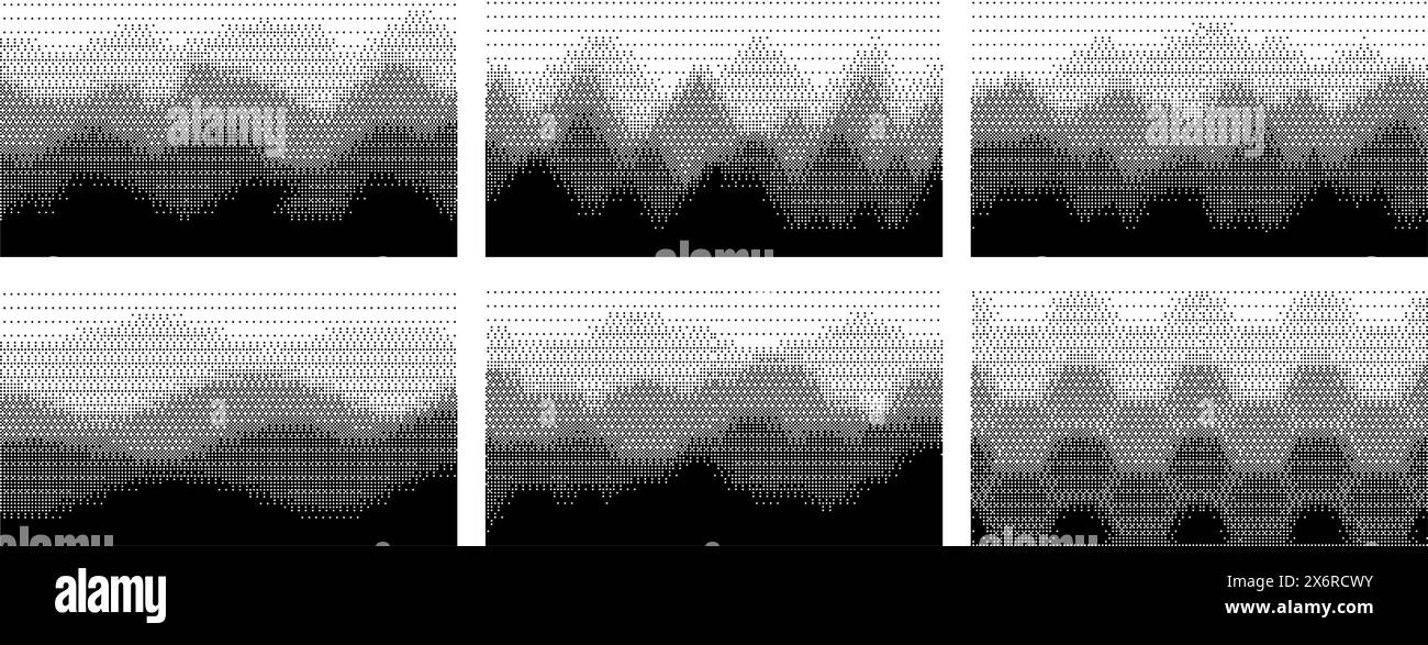 Pixel art waves hi-res stock photography and images - Alamy